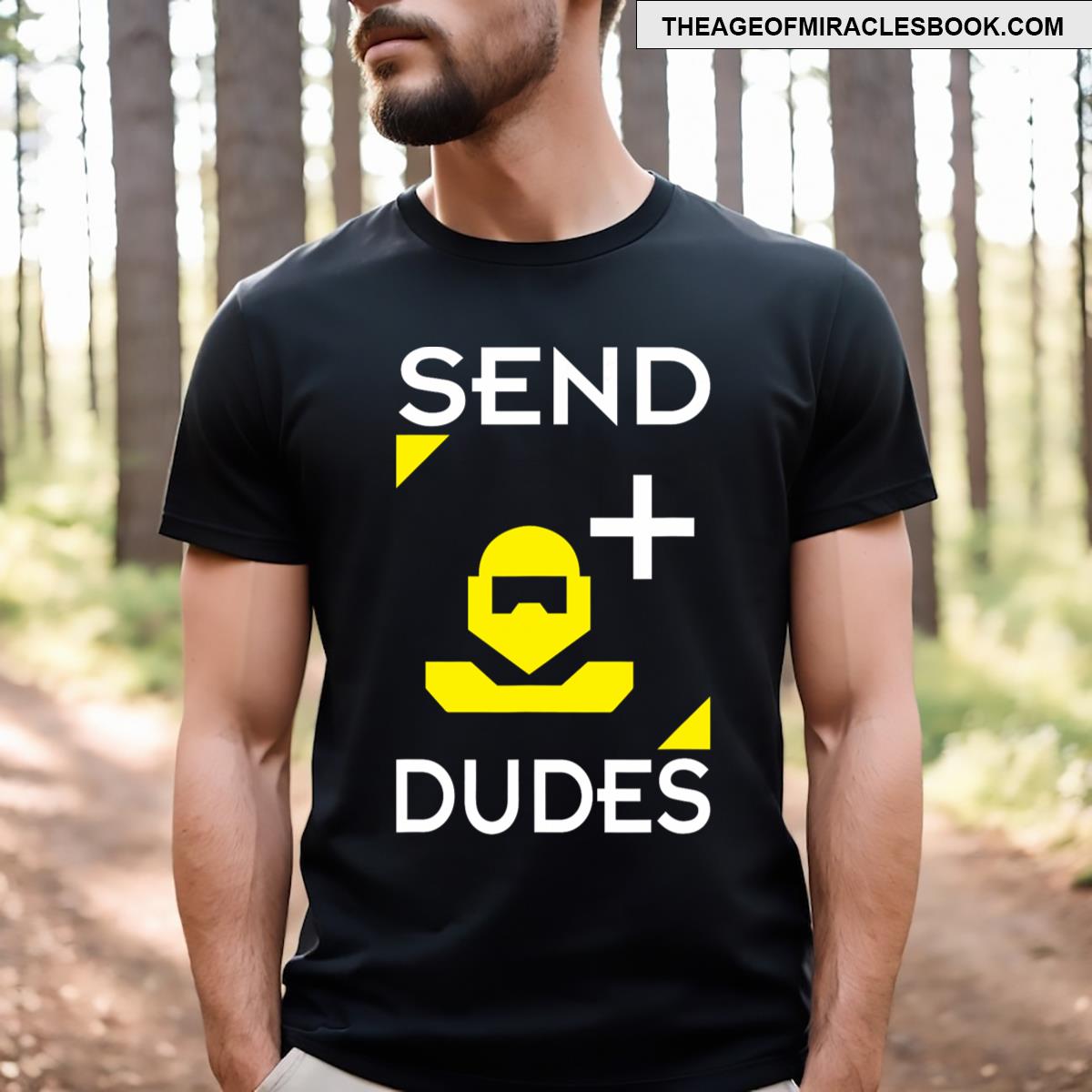 Send Dudes Funny Gamer Meme Men T-shirt