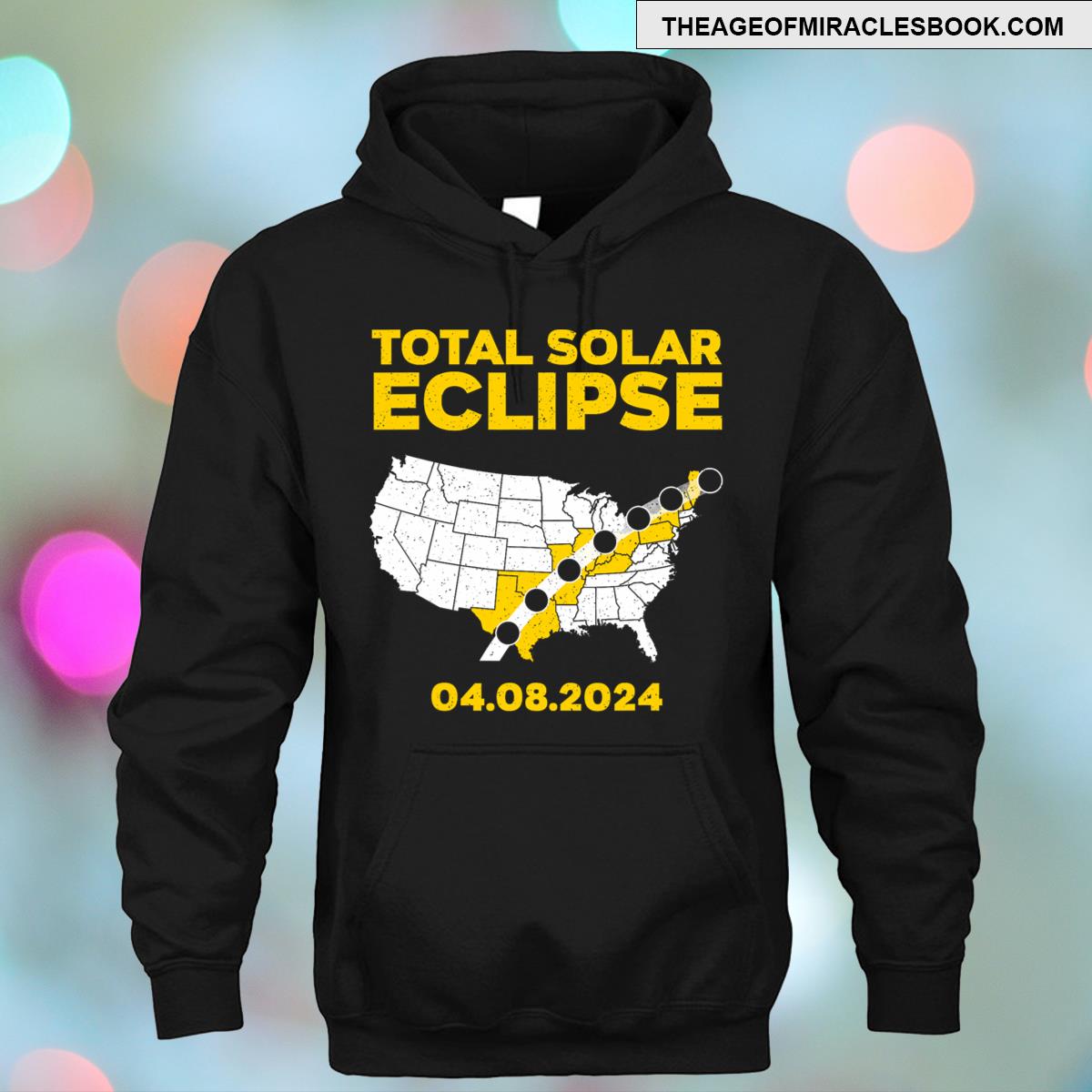 Solar Eclipse 2024 Design For Men 2024 Solar Eclipse T-shirt