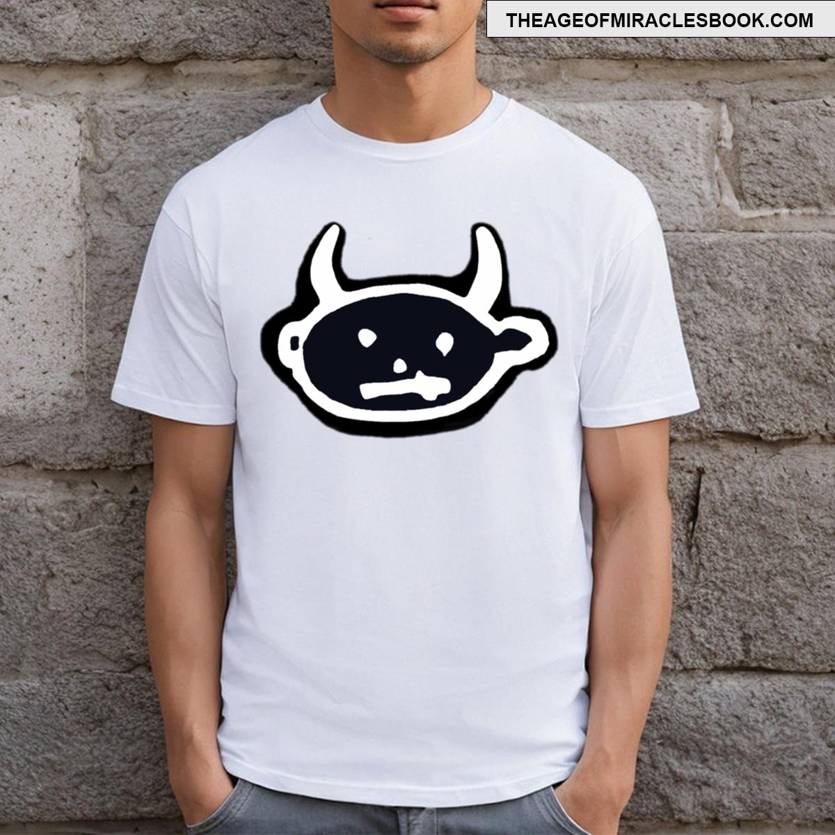 Horned Astro Baby Bram\'s Macphisto U2 Zoo Baby Large Logo T-shirt