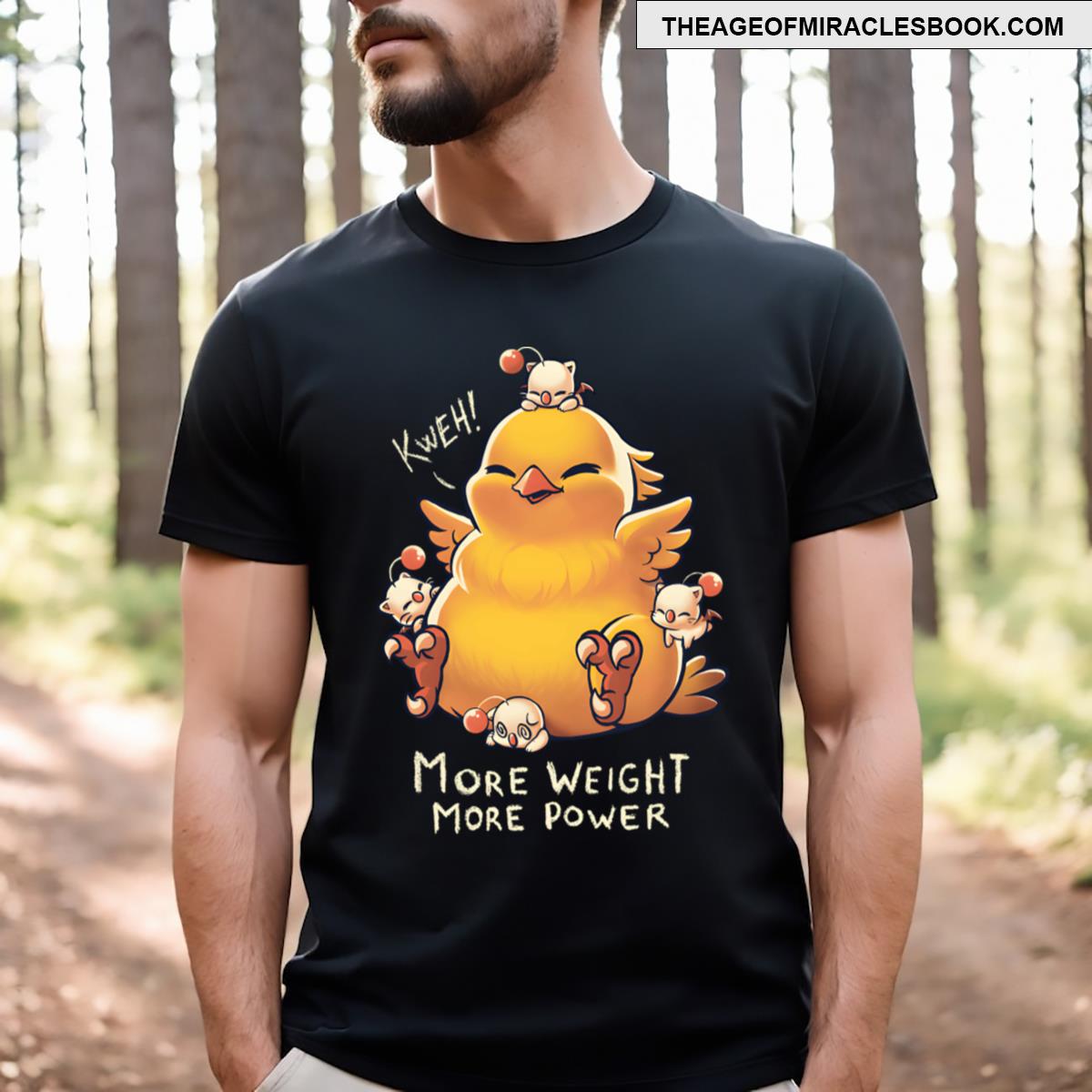 Kweh Fat Chocobo Final Fantasy Creature Monster Summon T-shirt