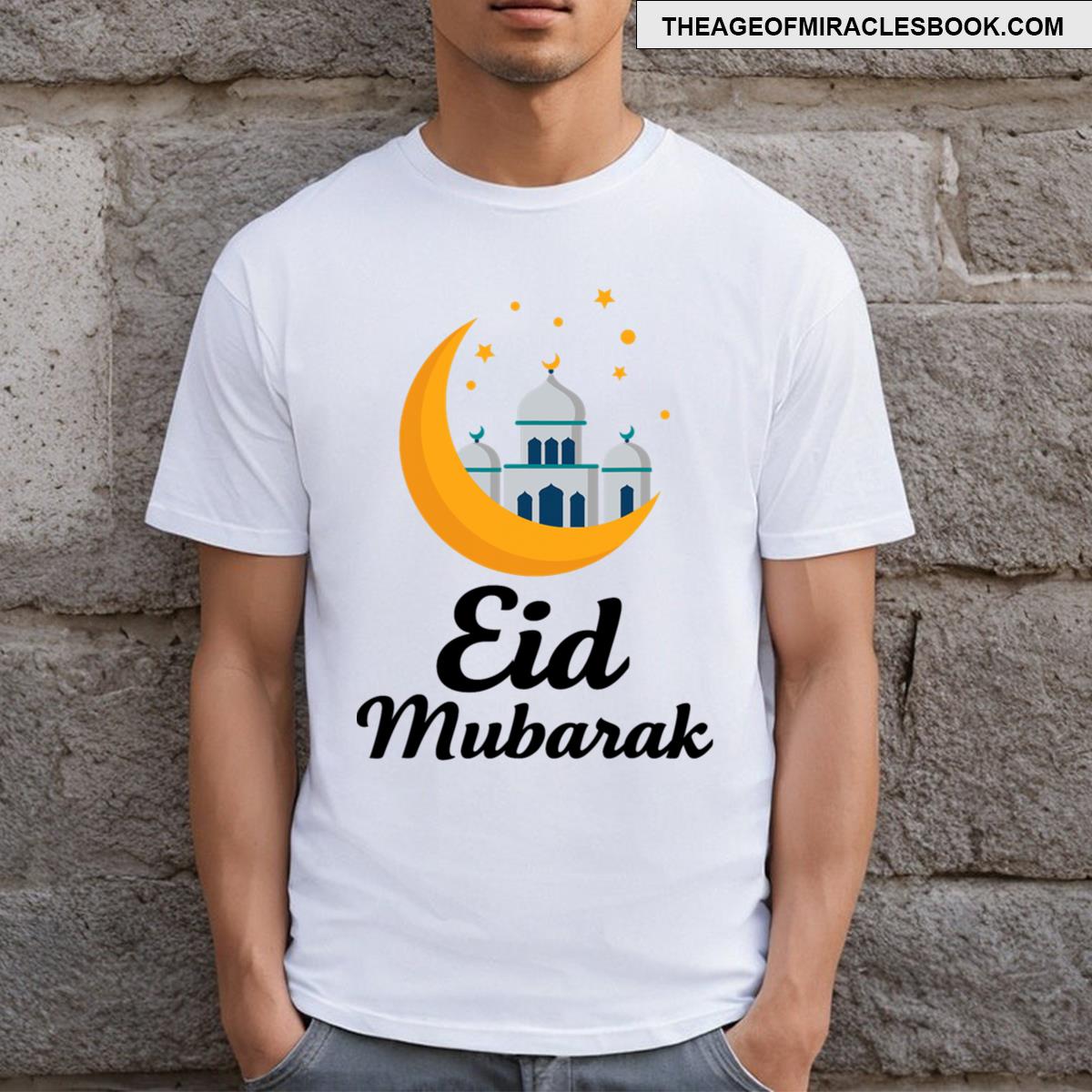 Happy Eid Mubarak For Muslim Kids Eid Al Fitr T-shirt