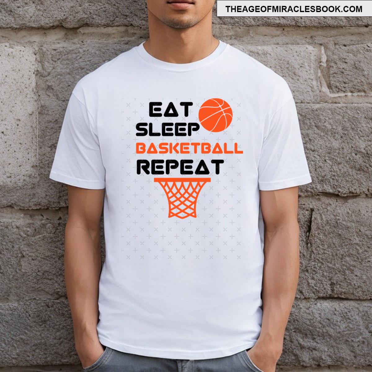 Eat Sleep Basketball Repeat T-shirt