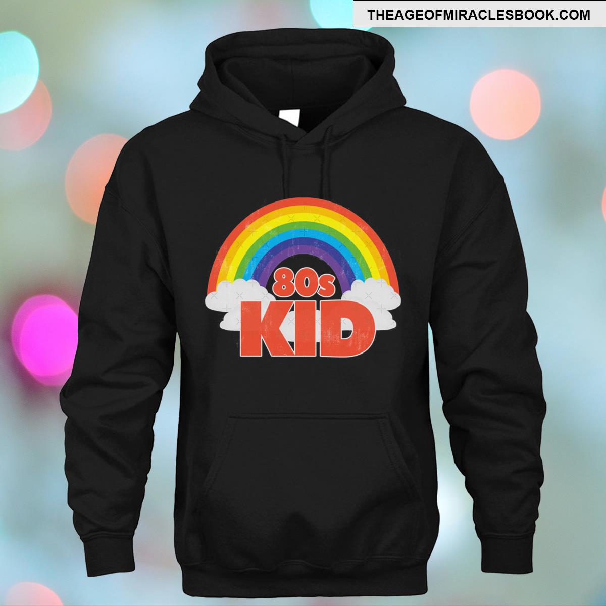 Vintage 80s Kid Distressed 80s Rainbow T-shirt