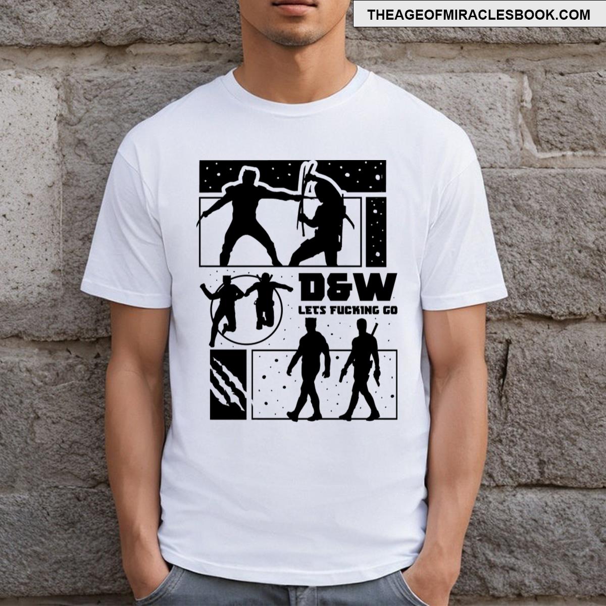 Comic Styled Art On Dw T-shirt