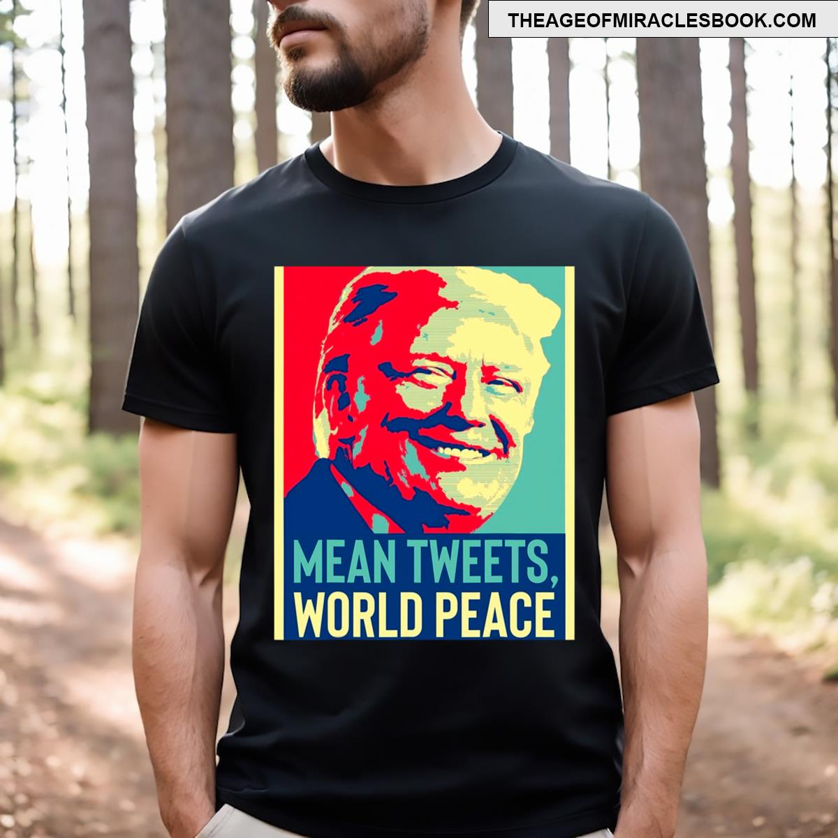 Funny Donald Trump World Peace And Mean Tweets 2024 Election T-shirt