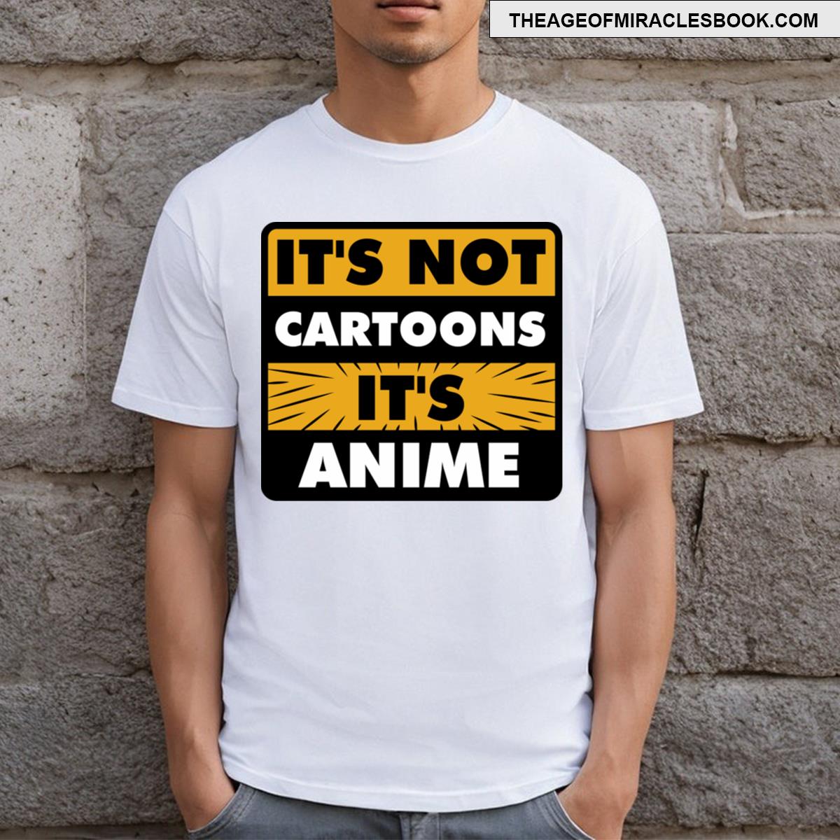 It\'s Not Cartoons It\'s Anime T-shirt
