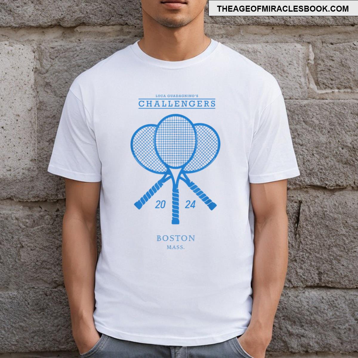 Blue Tennis Rackets Challengers Movie T-shirt