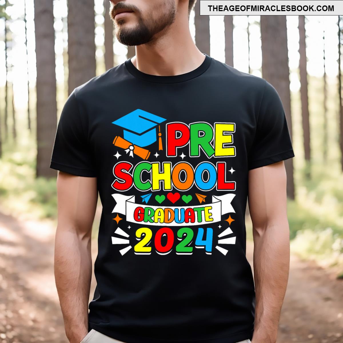 Preschool Graduate Pre K Grad 2024 Preschool Graduation 2024 T-shirt