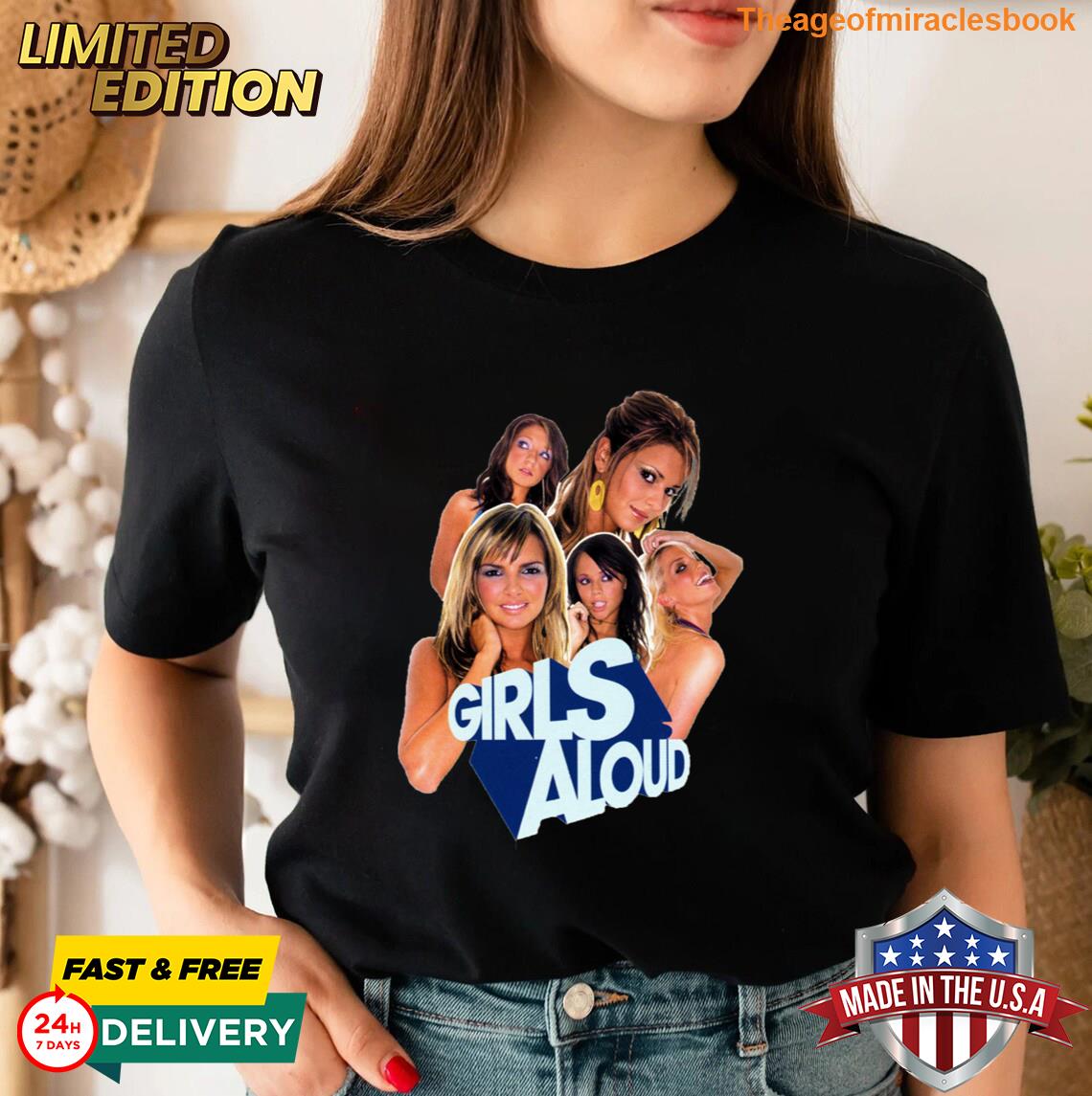 Tribute To Girls Aloud Band Singer Music T-shirt