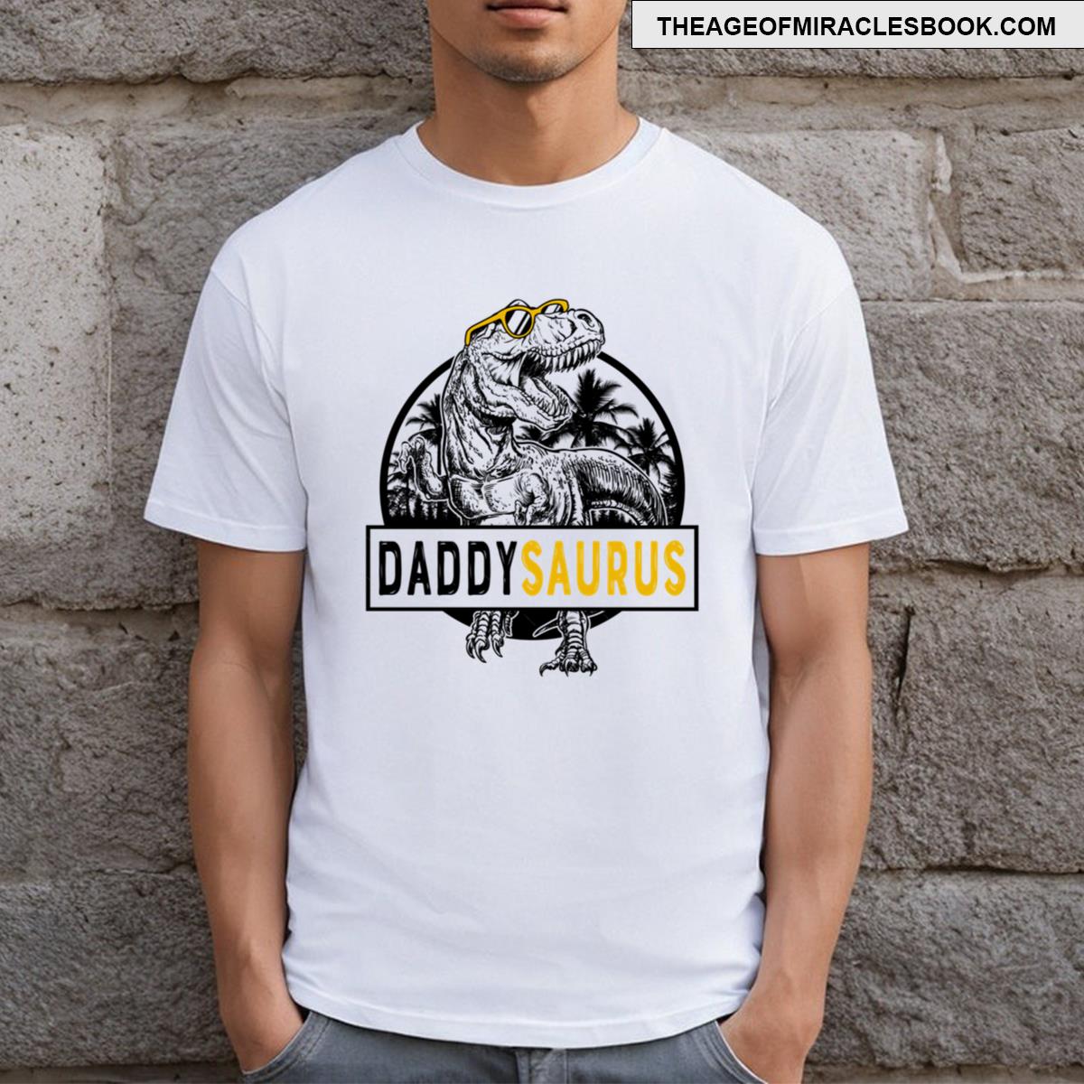 Daddy Saurus T Rex Daddy Saurus Dad Dinosaurs Daddy Saurus Funny Happy ...