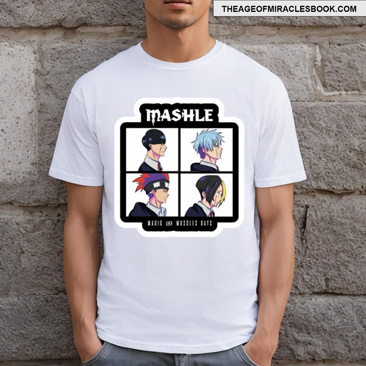 Mashle Muscles Over Magic Academy T-shirt
