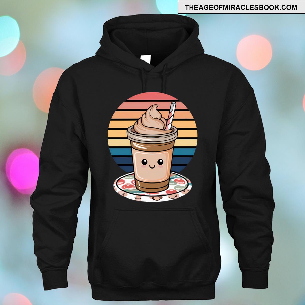 Retro Kawaii Cold Coffee T-shirt