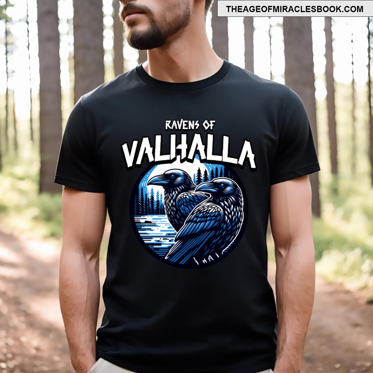 Valhalla Vikings Symbol Ravens Of Valhalla T-shirt