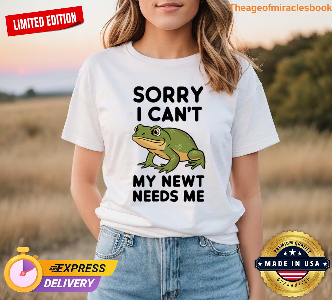Funny Amphibian Lover Designs For A Newt Lover T-shirt