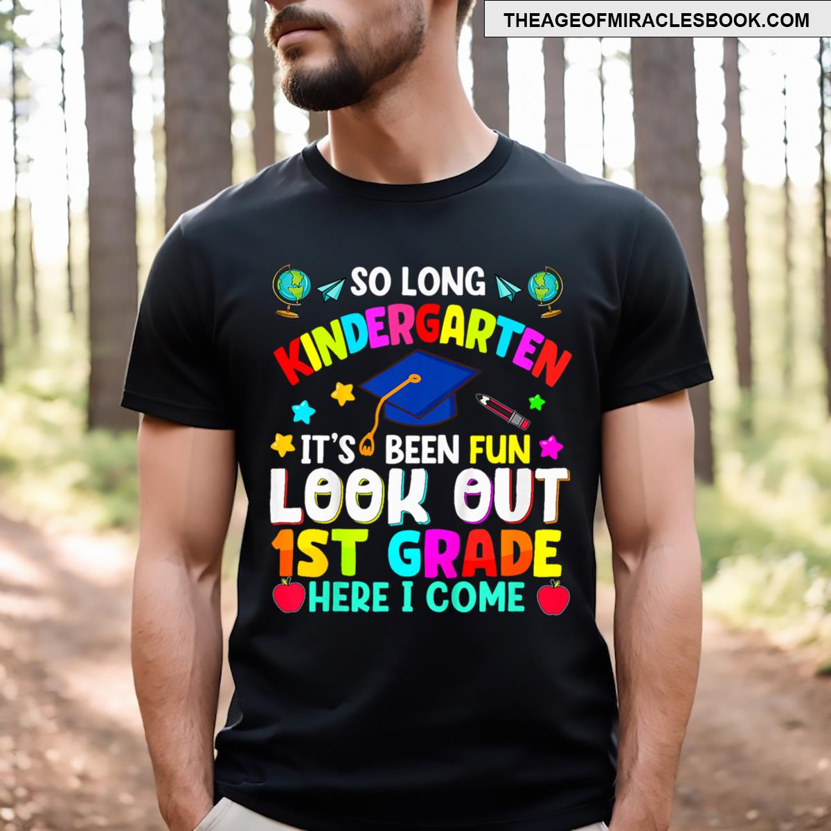 Funny So Long Kindergarten Graduation 1st Grade Here I Come T-shirt