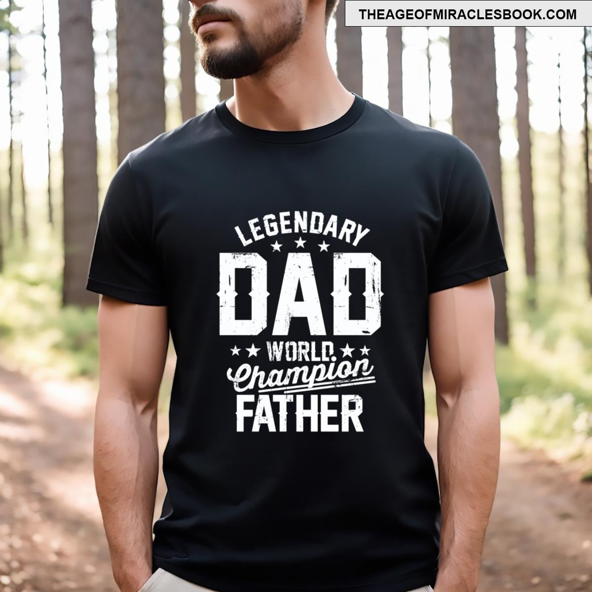 Legendary Dad World Champion Father Essential T-shirt