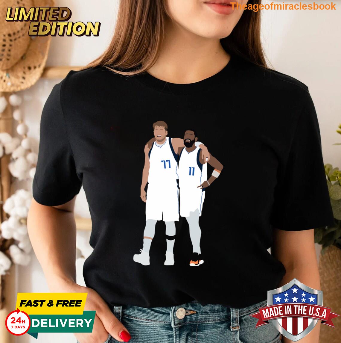Luka Doncic Kyrie Irving Unstoppable Duo Dallas Mavericks T-shirt