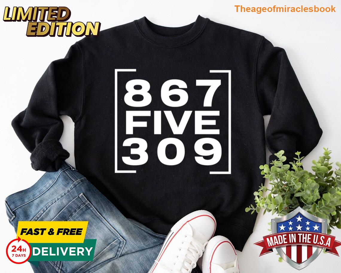 Vintage 867five5309 Nostalgic And Funny 80\'s T-shirt