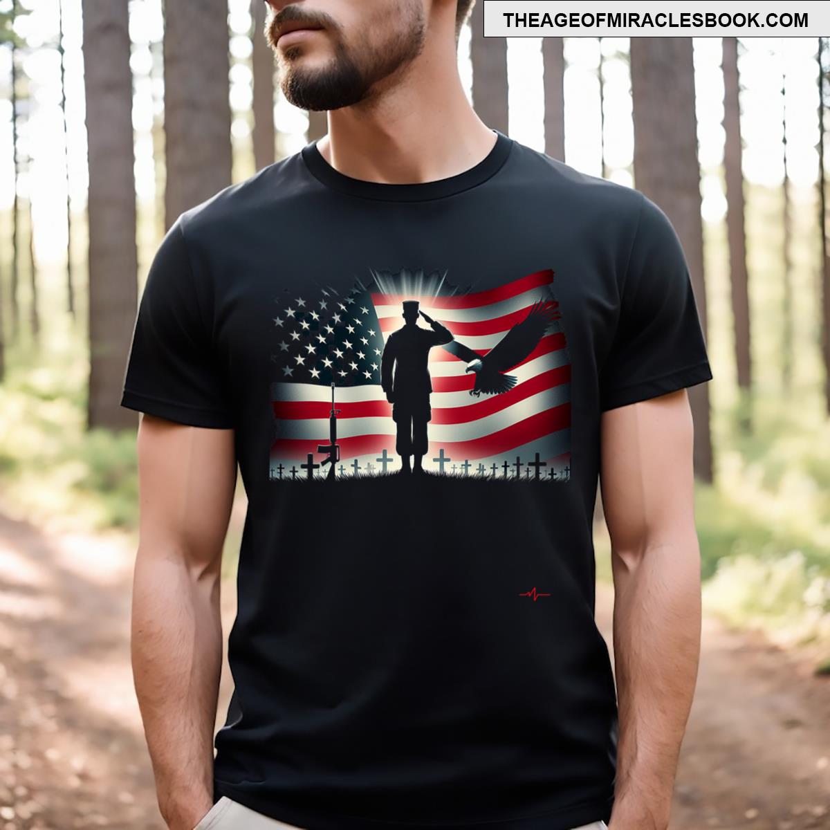 Memorial Day We Will Never Forget Remember The Fallen Flag T-shirt