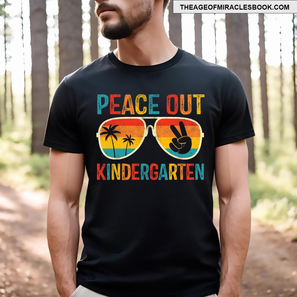 Peace Out Kindergarten Graduation Last Day Of Kindergarten T-shirt