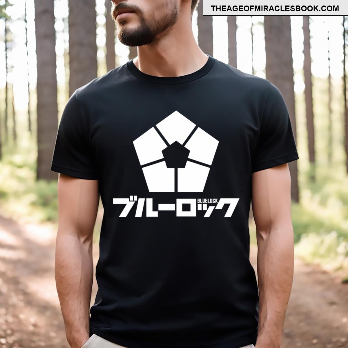 Blue Lock Anime White Logo T-shirt