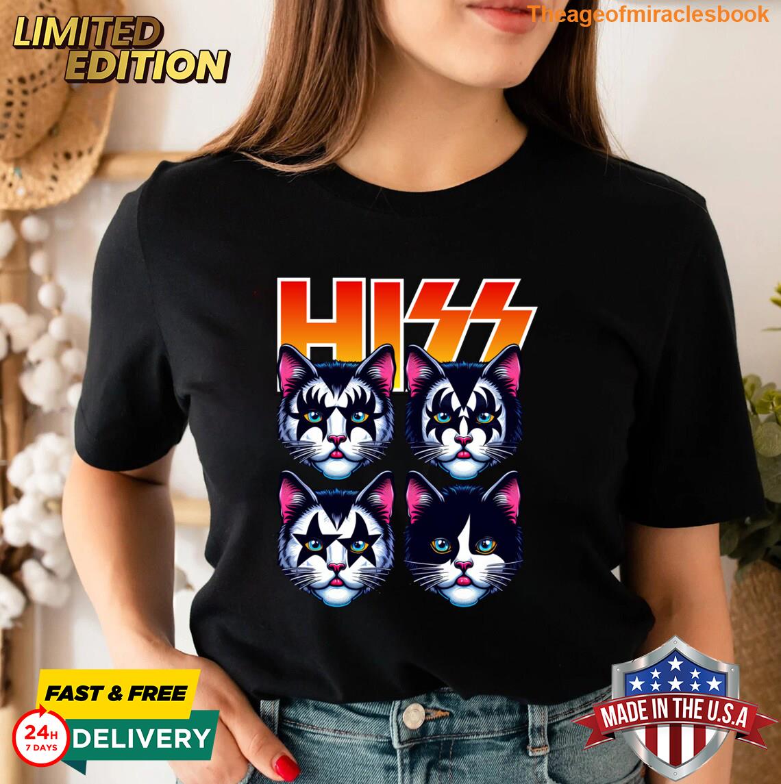 Hiss Cats Band T-shirt