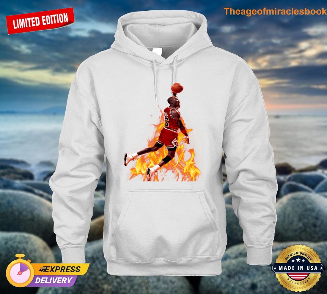 Michael Jordan On Fire T-shirt