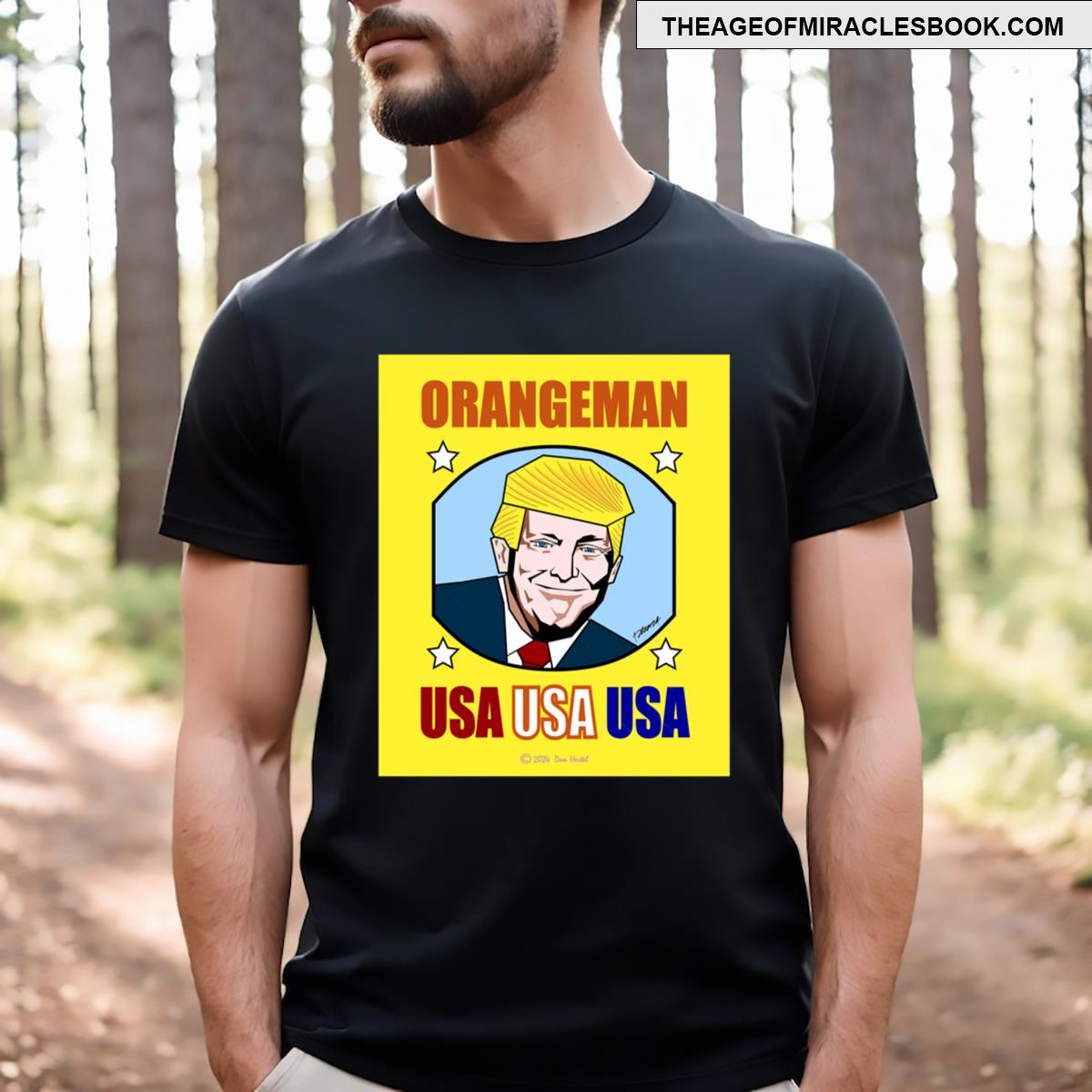 Orangeman Trump 2024 Meme Yellow2 Pro Usa Campaign Collectibles T-shirt