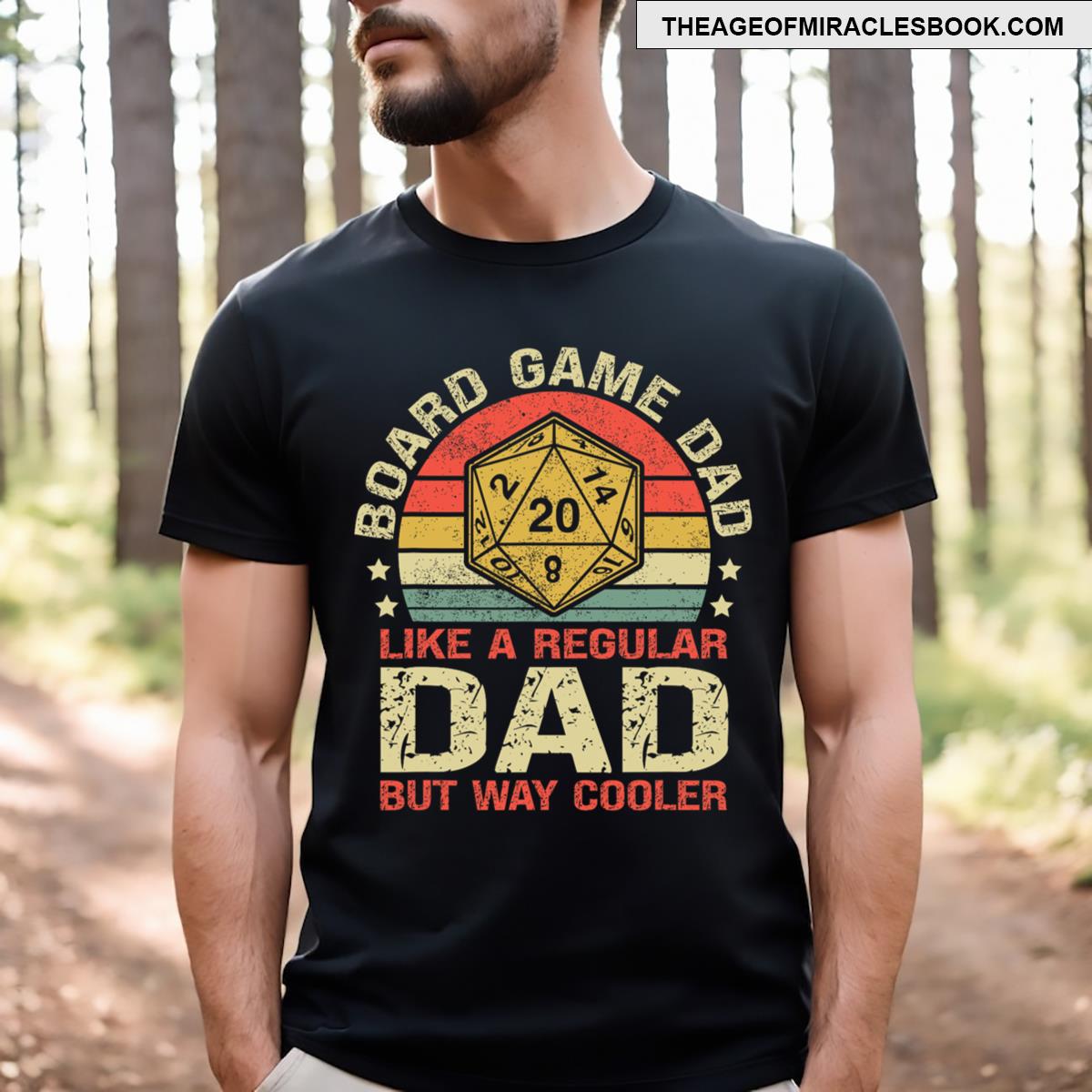 Board Game Dad Funny Board Gamer Father Saying T-shirt