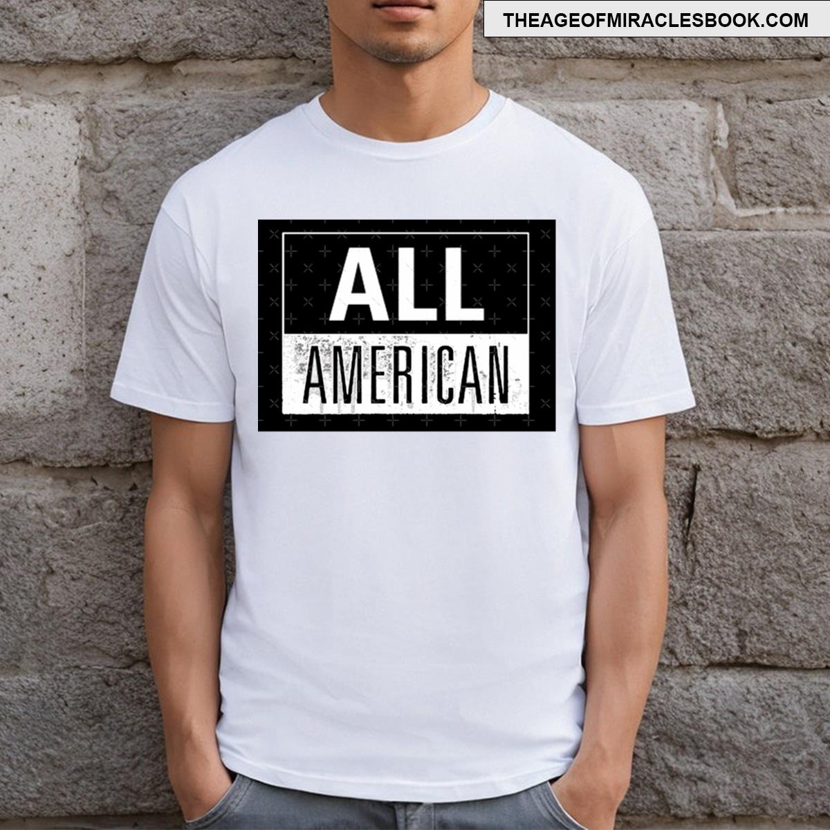 Cw All American Stickers T-shirt