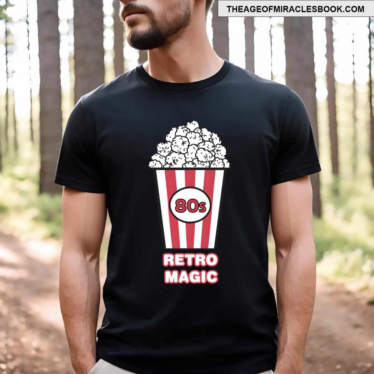 Retro Popcorn 80s T-shirt