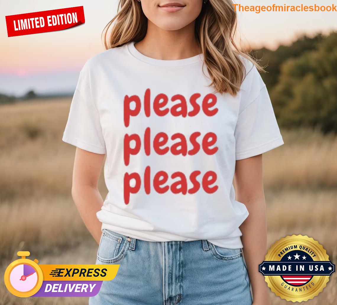 Please Please Please Red Sabrina Carpenter T-shirt