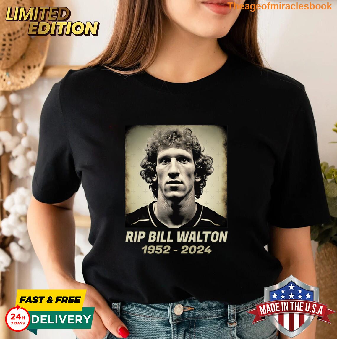 Rip Bill Walton 32 Basketball 1952 2024 Essential T-shirt