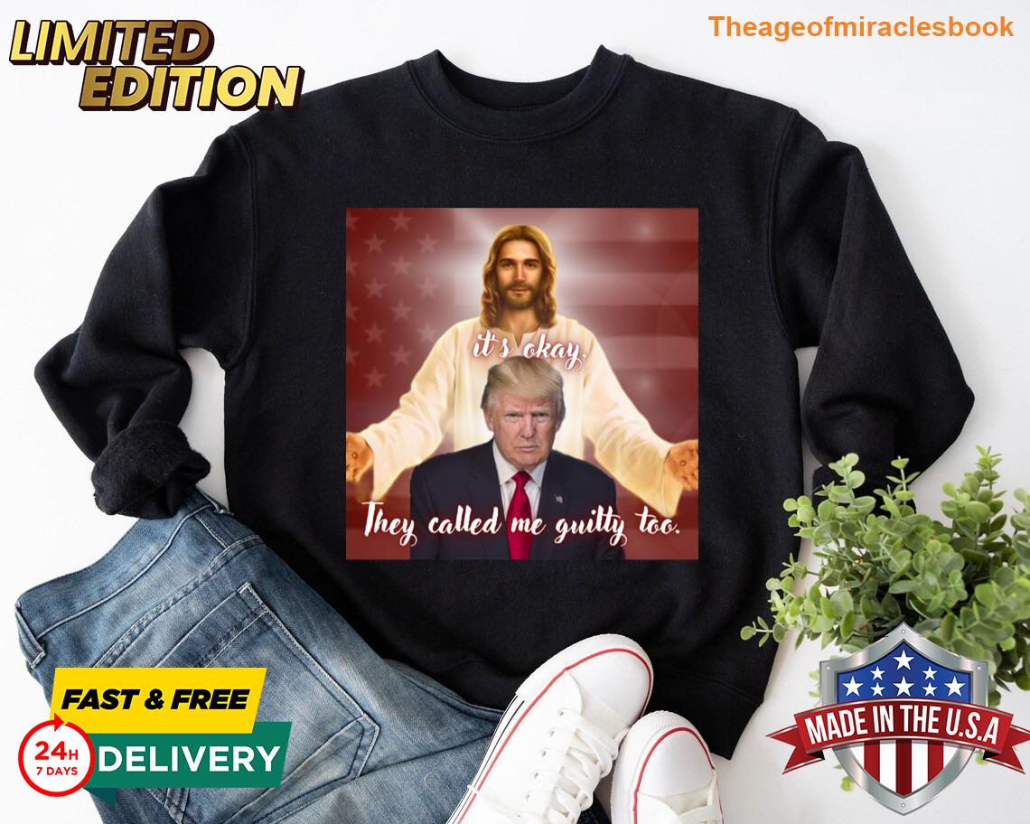 Trump Support Jesus America Design T-shirt