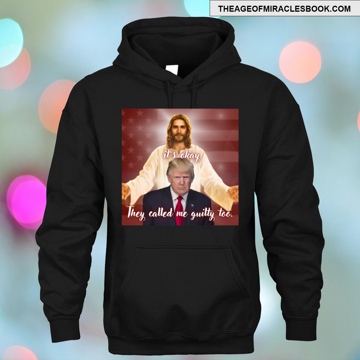 Trump Support Jesus America Design T-shirt