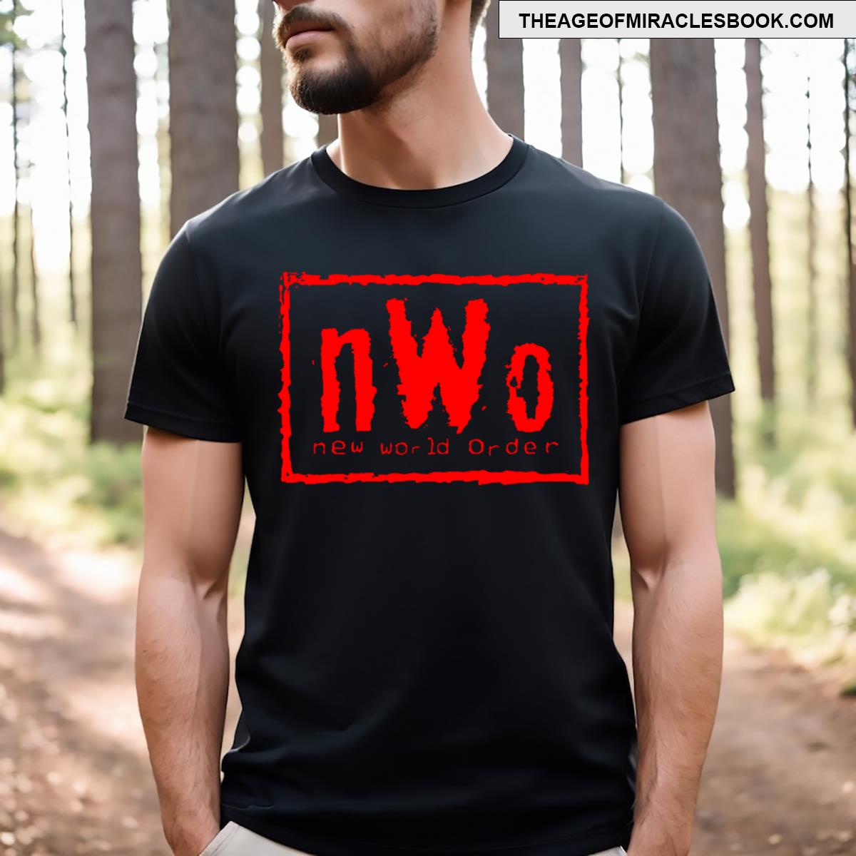 Nwo Logo Red T-shirt