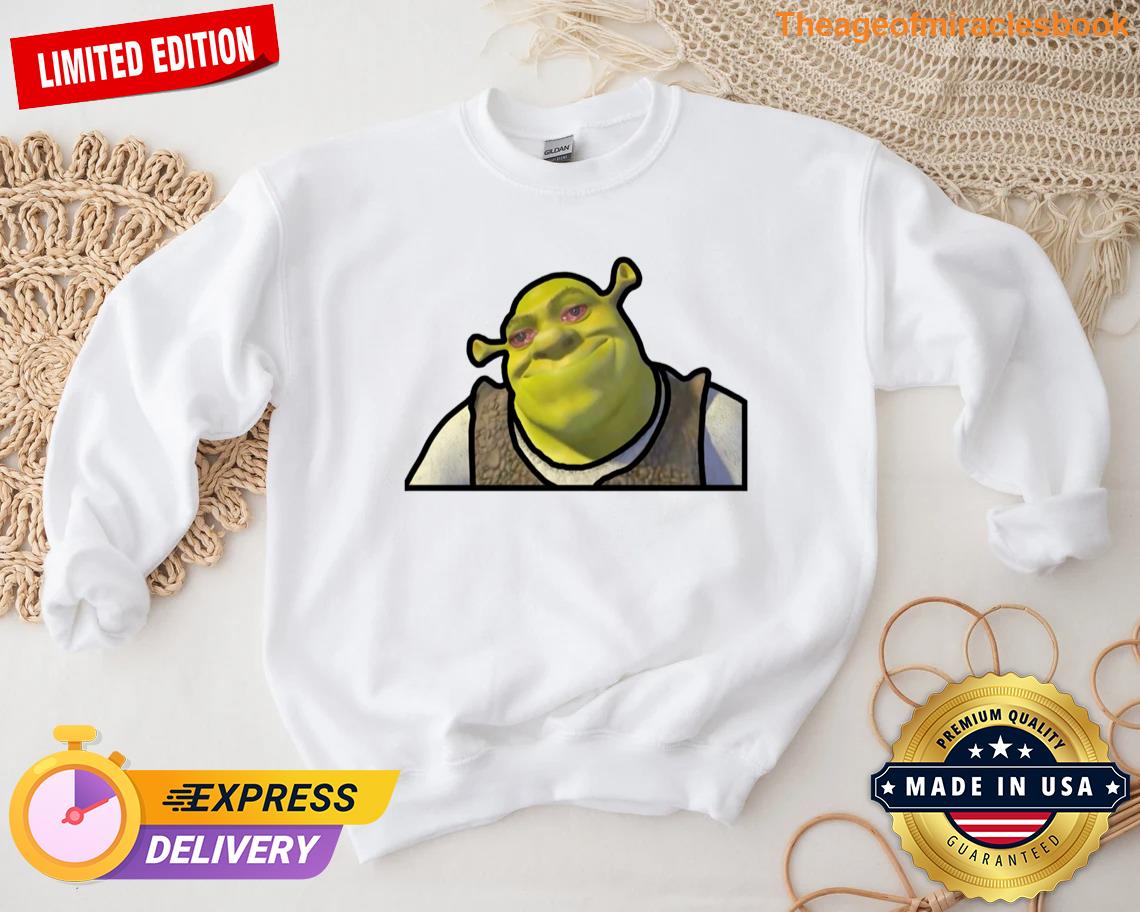 Shrek Crying Meme Funny T-shirt