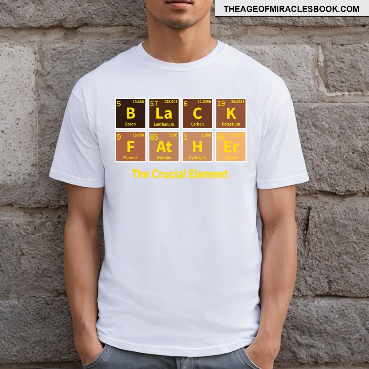 Black Father The Crucial Element T-shirt