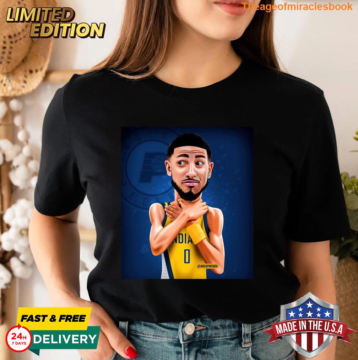 Tyrese Haliburton Cartoon Meme Essential T-shirt