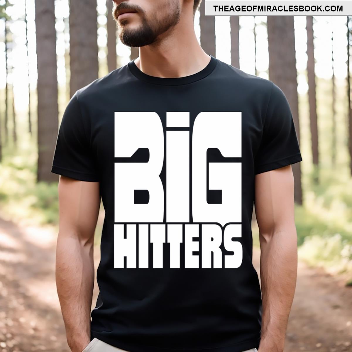 Big Hitters White Bold Logo T-shirt