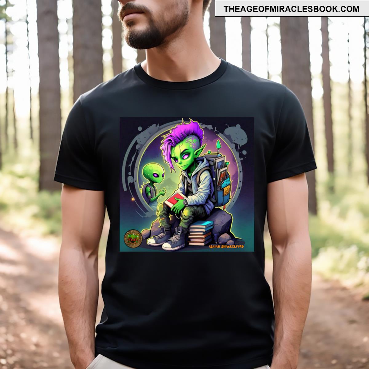 Alien Teen In Space T-shirt