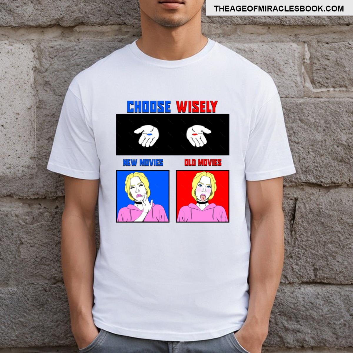 Choose Wisely Old Movies Red Pill Vs Blue Pill Drizzy Meme Illustration ...