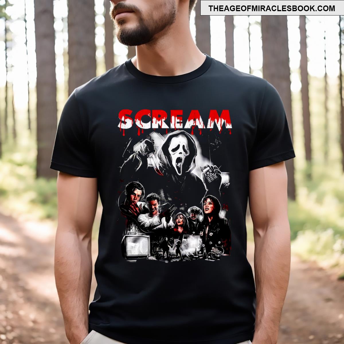 Scream Horror Movie Vintage T-shirt