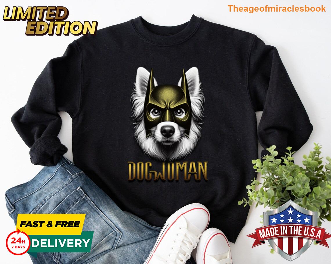 Dogwoman Dogman Comic Superhero Mask Black Background Cartoon Dog World ...