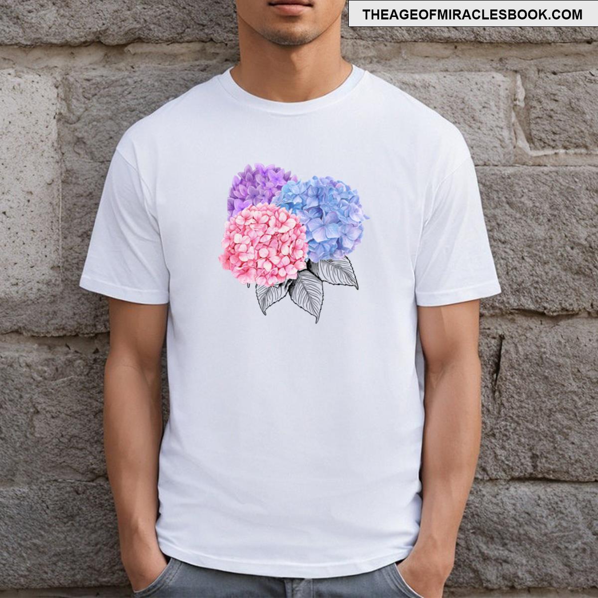 Hydrangea Flower T-shirt