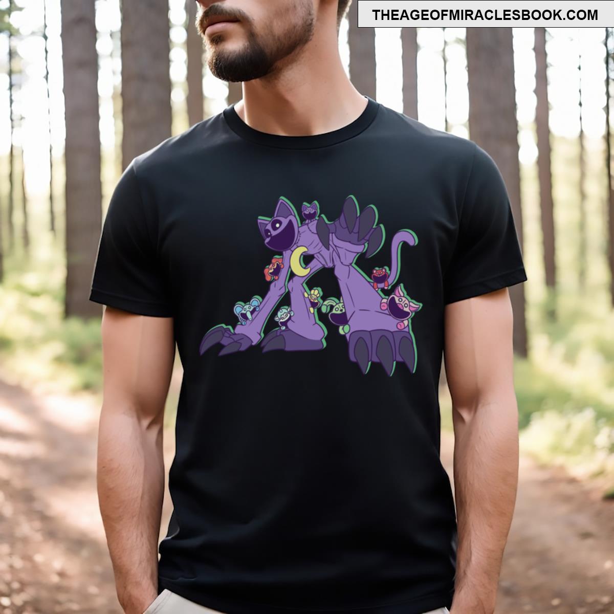 Catnap And The Mini Critters Smiling Critters Fanart T-shirt