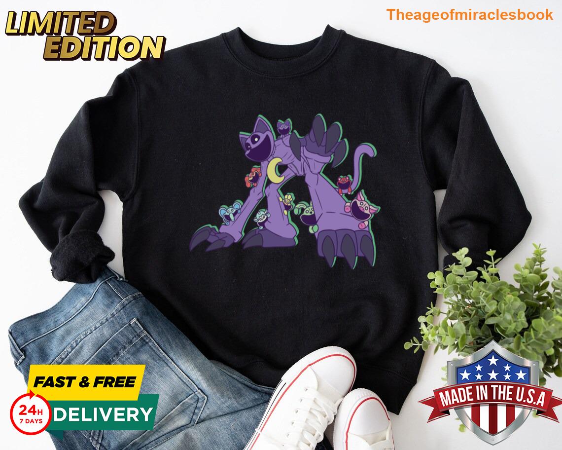 Catnap And The Mini Critters Smiling Critters Fanart T-shirt