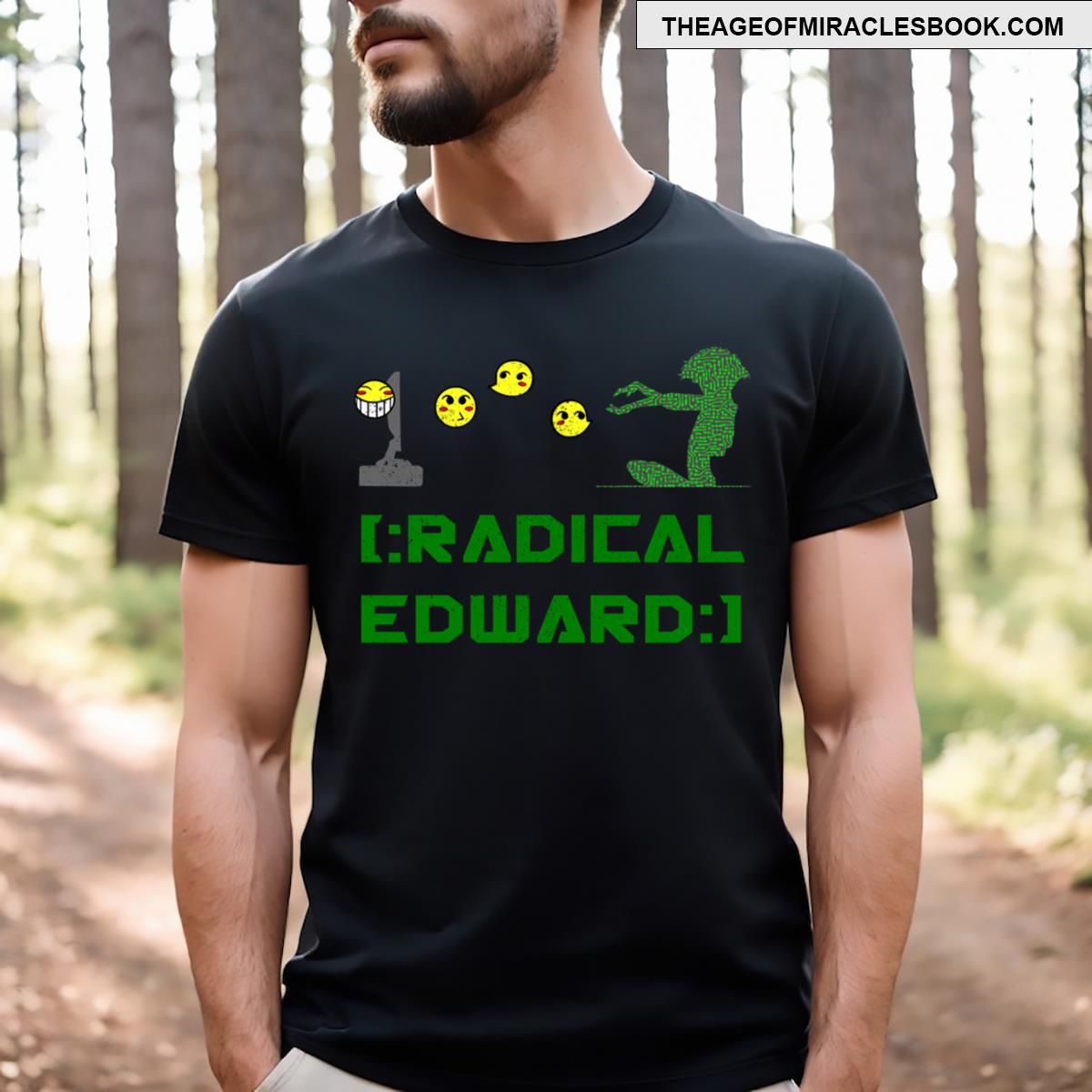 Radical Edward Space Cowboy Anime Hacker 90s Anime Anime Aesthetic T-shirt