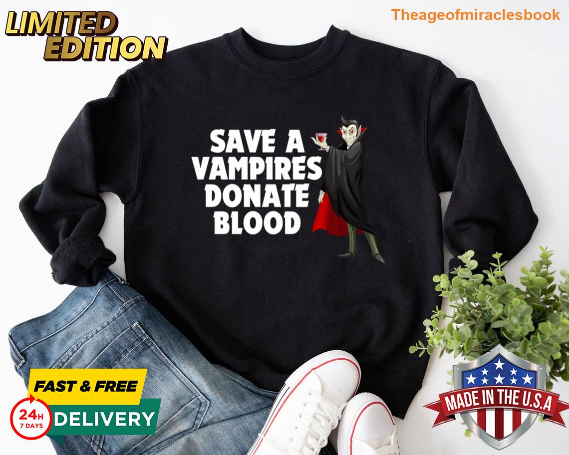 Save A Vampires World Blood Donor Day 2024 T-shirt