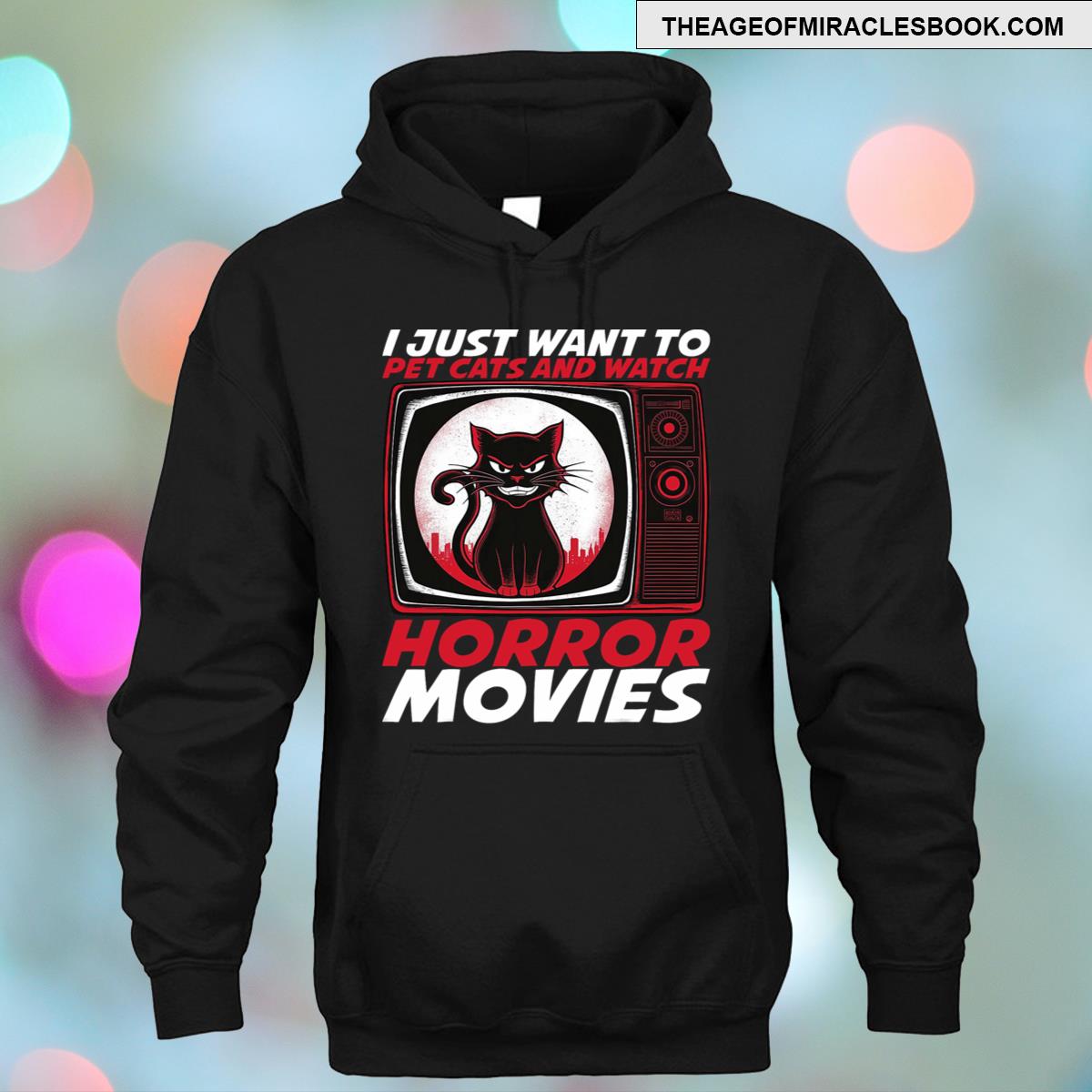 Cute Horror Movie Design For Men Horror Movie Lover T-shirt